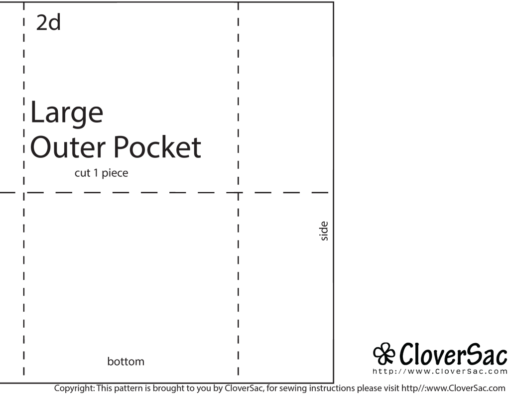 Free Download of Purse Organizer Insert Sewing Pattern - CloverSac